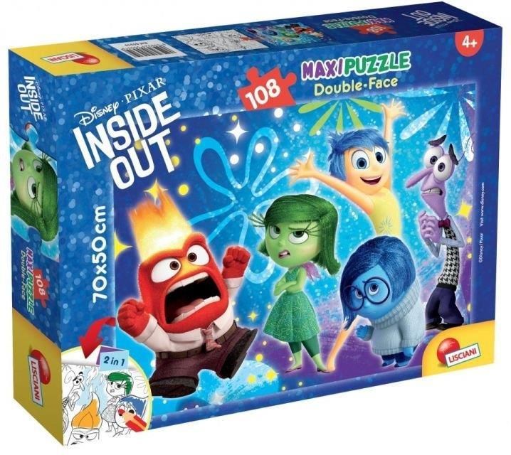 Lisciani Disney Inside Out Puzzle maxi double face 108El. - Ceny i ...