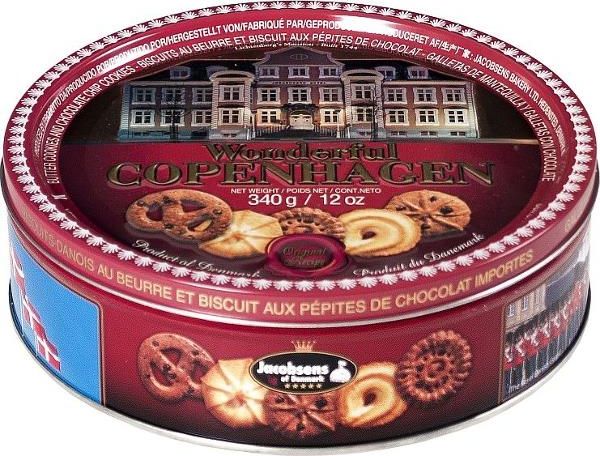 Jacobsen Bakery Red Duńskie Maślane I Czekoladowe Ciasteczka 340G ...