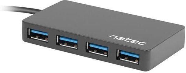 Hub USB Natec HUB USB 4-PORT Mayfly 2 USB 3.0 Aluminiowy (NHU-0806 ...