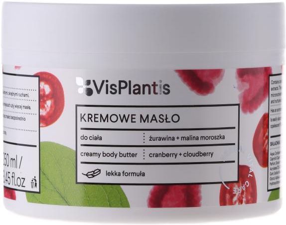 Vis Plantis Herbal Vital Care Kremowe Masło do Ciała Żurawina-Malina ...