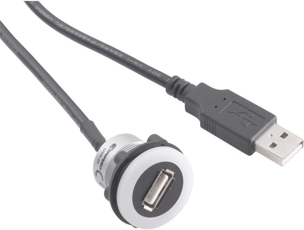 Conrad Gniazdo Do Zabudowy Usb Złącze Żeńskie Do Wbudowania Usb-05-Bk ...