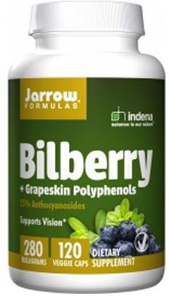 Jarrow Bilberry Grapeski Polyphenol Polifenole Ekstrakt z Borówki i ...