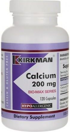 Kirkman Calcium 200mg with witamin D Hypoallergenic 120 kaps. - Opinie ...