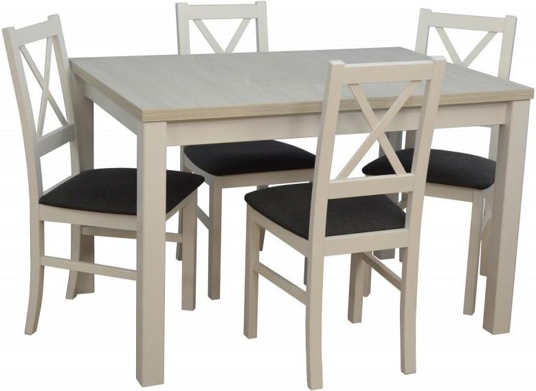 Dissant Zestaw Nicea Iv 4 Krzesła N10 + Stół M5 80X120 150 - Opinie i ...