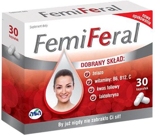 FemiFeral 30 kapsułek - Opinie i ceny na Ceneo.pl
