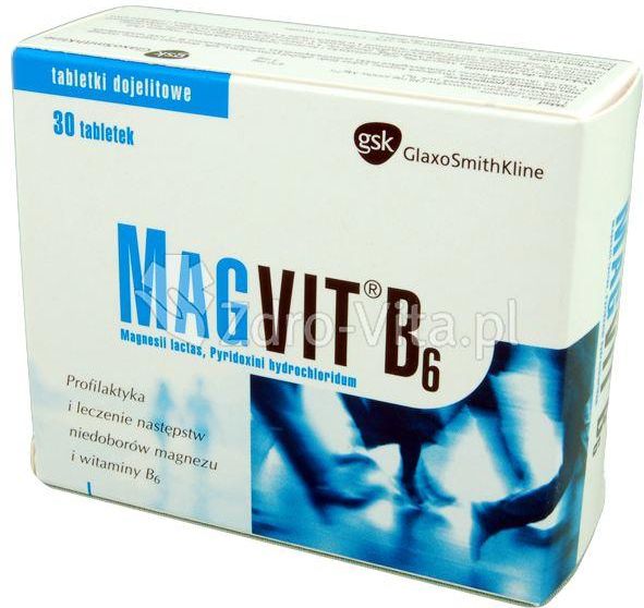 Glaxosmithkline Magvit B6 tabletki powlekane dojelitowe 30 szt ...