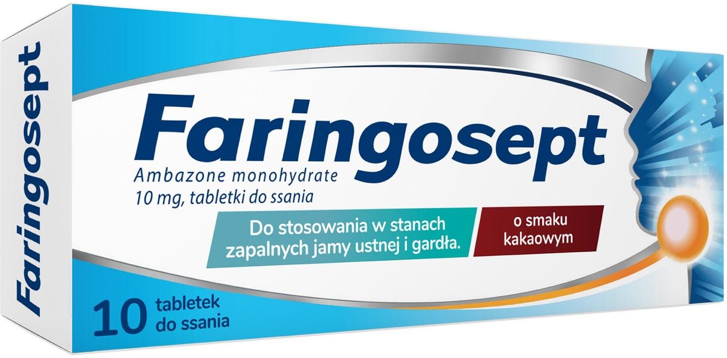 Faringosept 10mg 10 tabl. - Opinie i ceny na Ceneo.pl