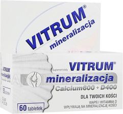 Vitrum Calcium 600 + Vitamina D400 60 tabletek - Opinie i ceny na Ceneo.pl