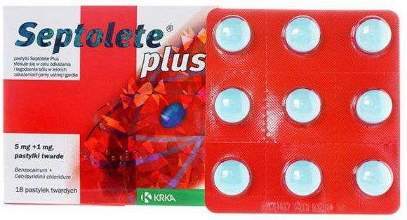 Septolete Plus 18 pastylek - Opinie i ceny na Ceneo.pl