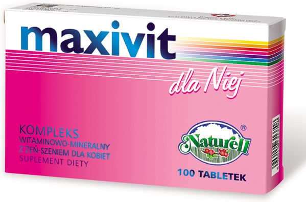 Maxivit Dla Niej 100 tabletek - Opinie i ceny na Ceneo.pl