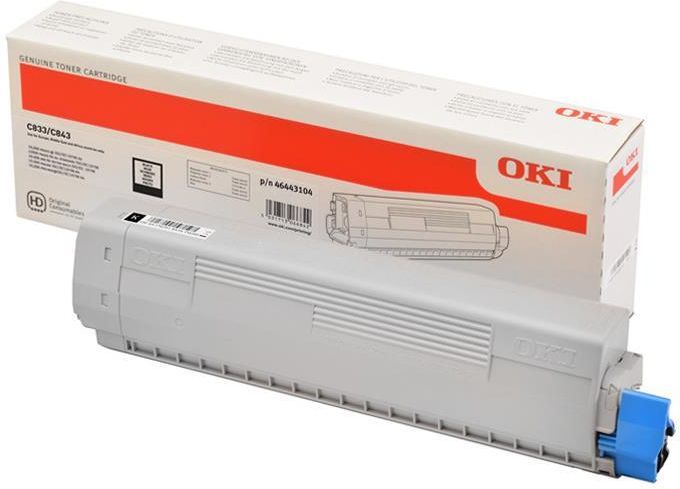 OKI Black C833/843 (46443104) - Opinie i ceny na Ceneo.pl