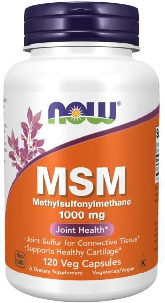 Now Foods MSM 1000mg 120 kaps. - Opinie i ceny na Ceneo.pl