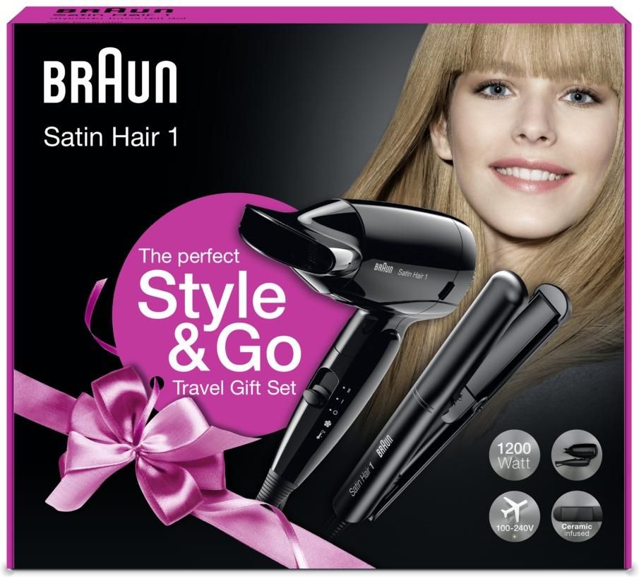 Zestaw AGD Braun Satin Hair 1 Style & Go Zestaw - Opinie i ceny na Ceneo.pl
