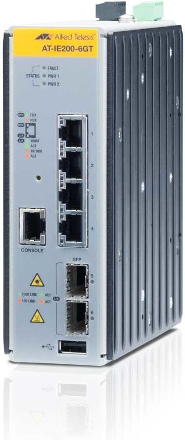 Allied Telesis AT-IE200-6GT-80 Managed Industrial switch with 2 x (ATIE2006GT80) - Opinie i ceny ...