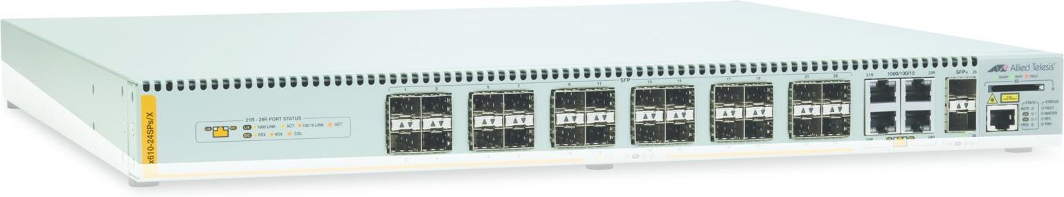 Allied Telesis 24 Port SFP Gigabit Advanced Layer 3 Switch w/ 2 SFP+ ...