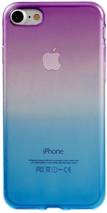 Xgsm Gradient Color Gel Case iPhone 7 4.7 Purple/Blue - Fioletowy ...