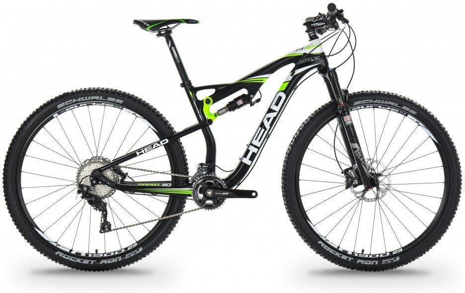 Head MTB Full Suspension AdaptEdge Carbon I Czarny Zielony 2017 ...