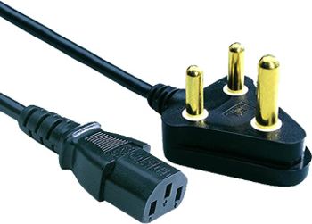 Cisco AC Power Cord (India/South Africa), C13, BS 546, 1.8m (CAB-ACSA ...