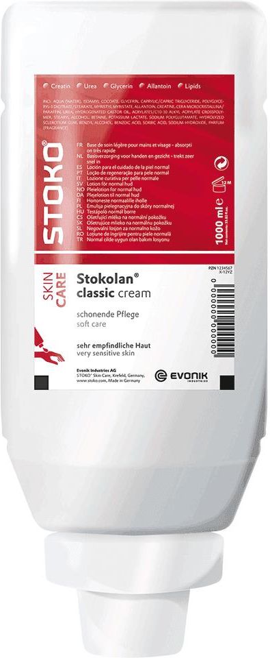 STOKO Krem pielęgnacyjny STOKOLAN CLASSIC - wkład 1000 ml - Ceny i ...