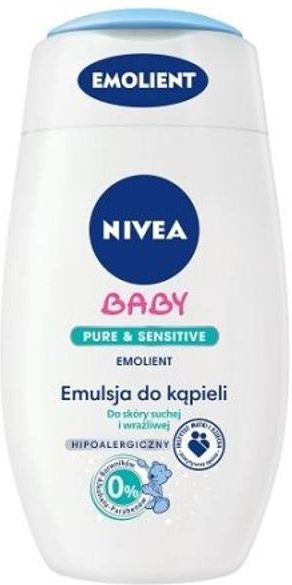 Nivea Baby Pure & Sensitive Hipoalergiczna Emulsja Do Kąpieli 200Ml - Ceny i opinie - Ceneo.pl