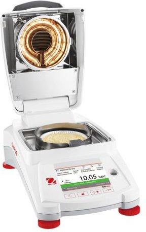 OHAUS Nowoczesna wagosuszarka z dotykowym wyświetlaczem MB120 30241169 ...