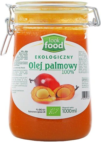 Look Food Ekologiczny Olej Palmowy 1 Bio 1000Ml - Ceny i opinie - Ceneo.pl