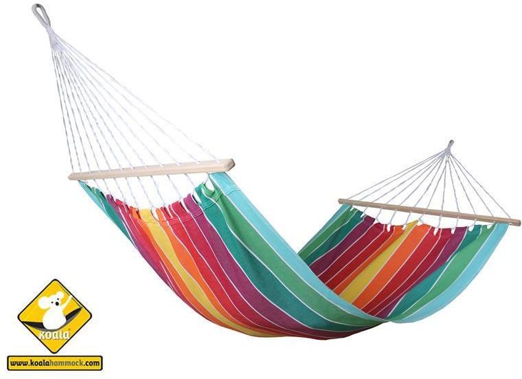Hamak La Siesta Hamak z drążkiem szeroki HSL Rainbow - Ceny i opinie ...