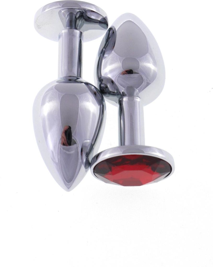 Korek analny z czerwonym kryształkiem diamond plug czerwony - Ceneo.pl