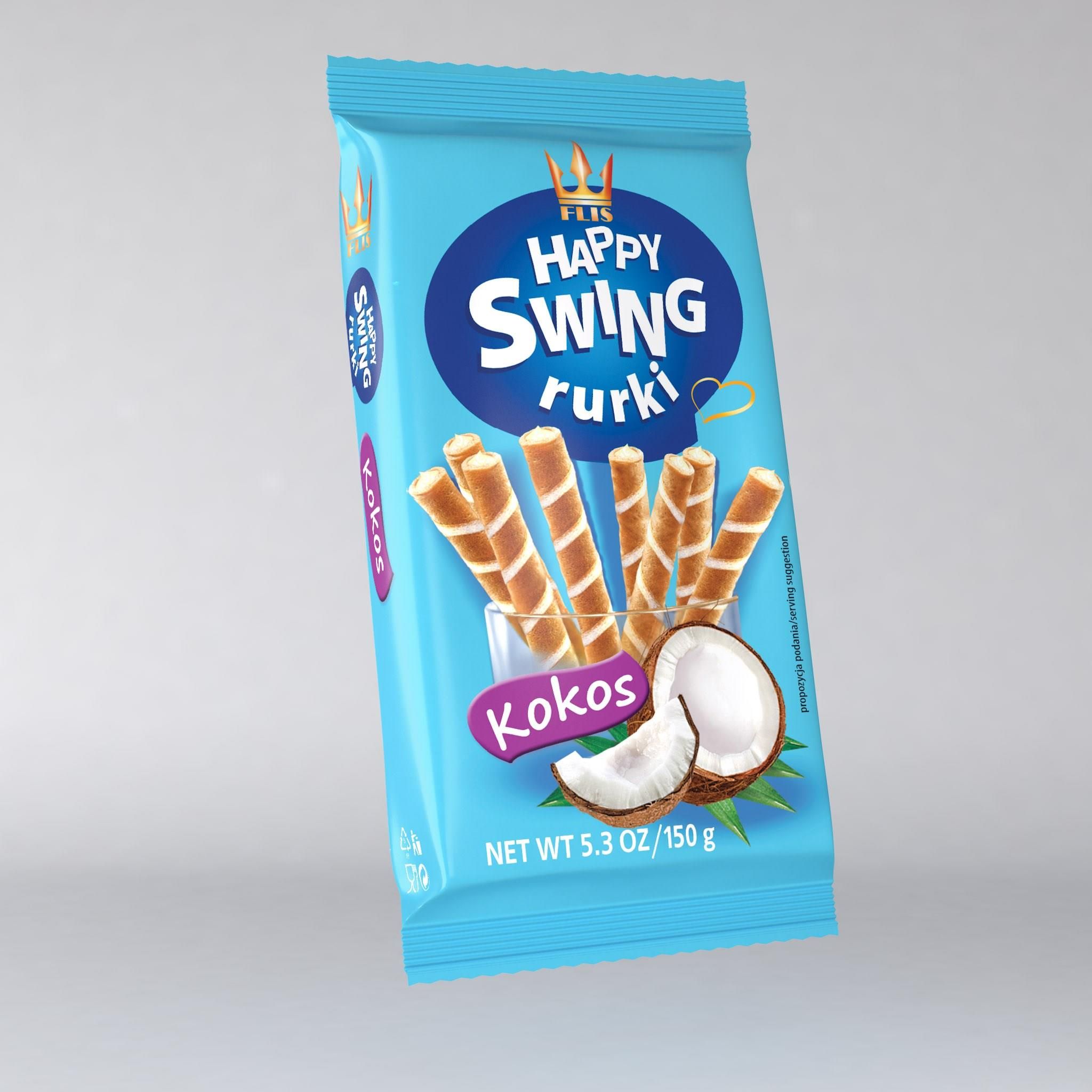 ZPC Flis Rurki Z Nadzieniem Happy Swing Kokosowe 150G - Ceny i opinie ...