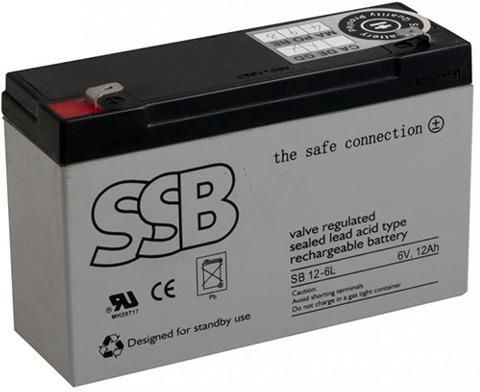 SSB Battery Akumulator AGM SSB SB 12-6L 6V 12Ah T2 - Ceny i opinie ...