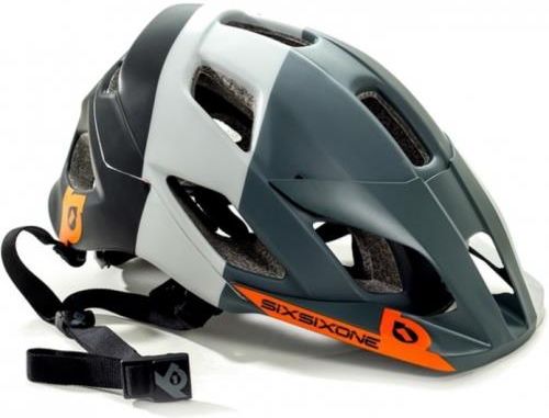 SixSixOne 661 Evo AM Kask All mountain szaro- pomarańczowy rozm. XS/S ...