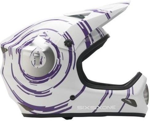 SixSixOne 661 Evolution Inspiral Kask biało purpurowy rozm. XL - Ceny i ...