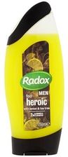 Kosmetyki do ciała dla mężczyzny Radox Men Feel Heroic Żel i Szampon ...