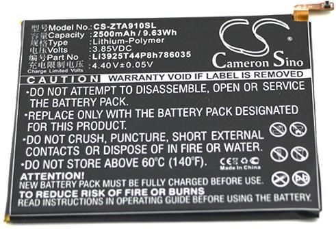 Bateria Cameron Sino ZTE Blade A910 / Li3925T44P8h786035 2500mAh 9.63Wh Li-Polymer 3.85V ...