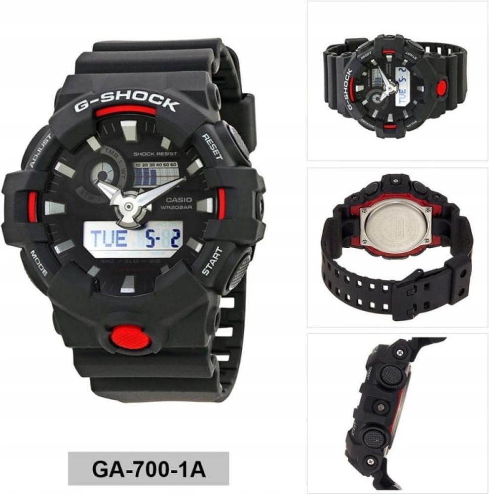 Casio G-Shock GA-700-1A - Zegarki Męskie - Ceny i opinie - Ceneo.pl