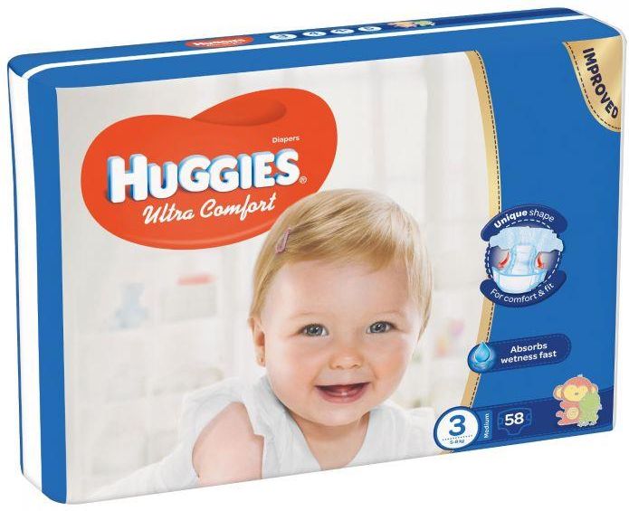 Huggies Pieluchy Ultra Comfort Jumbo 3 Midi 58 Szt - Pieluszki ...