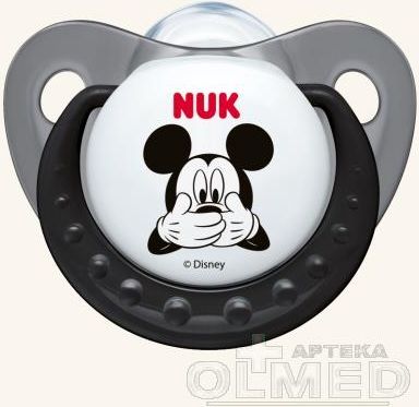 Nuk Smoczek Uspokajający Silikonowy Czarny 2 Miki 6-18M 1 Szt (735702) - Ceny i opinie - Ceneo.pl