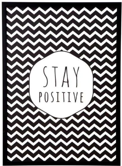 Obraz Stay Positive 50X70 Cm - Opinie i atrakcyjne ceny na Ceneo.pl