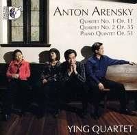 Płyta kompaktowa Anton Arensky: Quartet No. 1, Op. 11/Quartet No. 2, Op ...