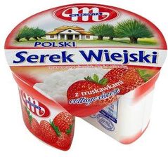 Mlekovita Polski Wiejski Serek Z Truskawkami 150G - Ceny i opinie ...