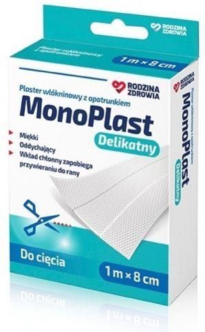 Rodzina Zdrowia Monoplast plaster włókninowy z opatrunkiem 1mx8cm ...