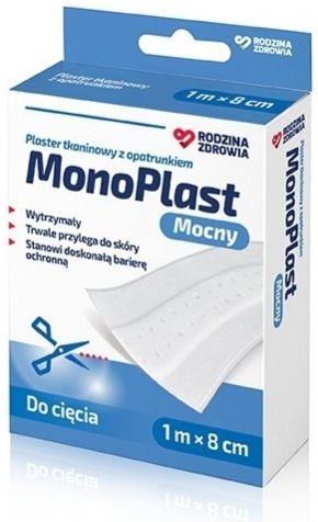 Rodzina Zdrowia Monoplast plaster tkaninowy z opatrunkiem 1mx8cm ...