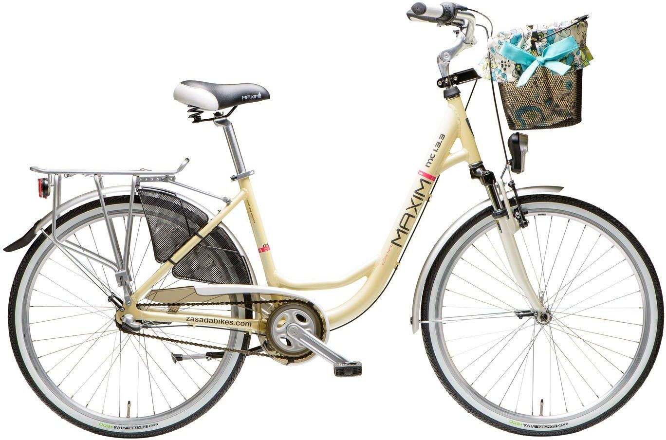 Rower Maxim Mc 1.3.3 Perłowy 2017 - Rowery Miejskie Damskie - Ceny i ...