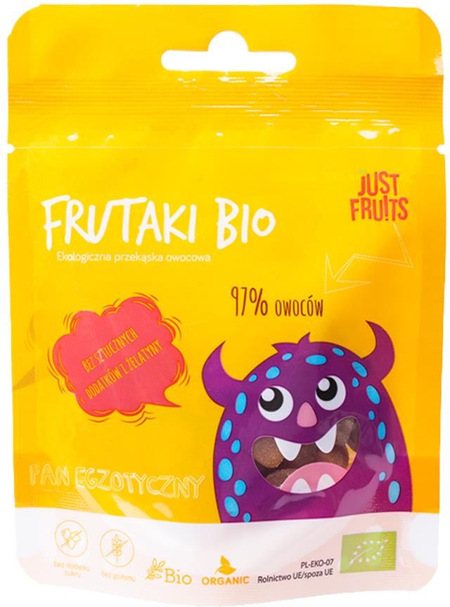 Just Fruits Żelki Frutaki Pan Egzotyczny Bio 50G - Ceny i opinie - Ceneo.pl