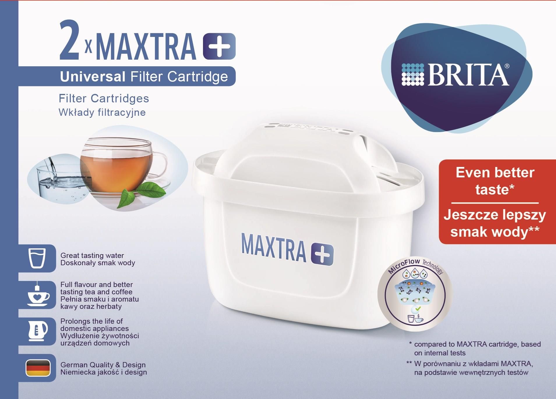 Wkład filtrujący BRITA Maxtra Plus 2 szt. - Opinie i ceny na Ceneo.pl