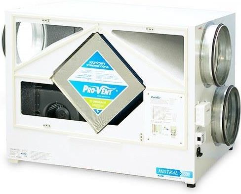 Centrala rekuperacyjna Provent Rekuperator Mistral 800 Ec - Opinie i ...
