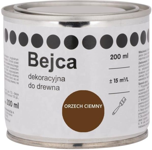 Farba OPP Bejca dekoracyjna orzech ciemny 0,2 l - Opinie i ceny na Ceneo.pl