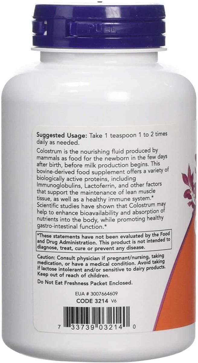 Now Foods Colostrum 100% Pure Powder 85 g - Opinie i ceny na Ceneo.pl