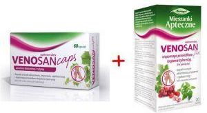 Venosan Caps 60 kaps. + Venosan Fix 20 sasz. - Opinie i ceny na Ceneo.pl