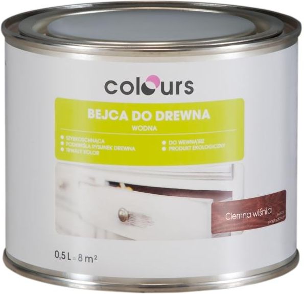 Colours Bejca Ciemna Wiśnia 0 5 L - Opinie i ceny na Ceneo.pl